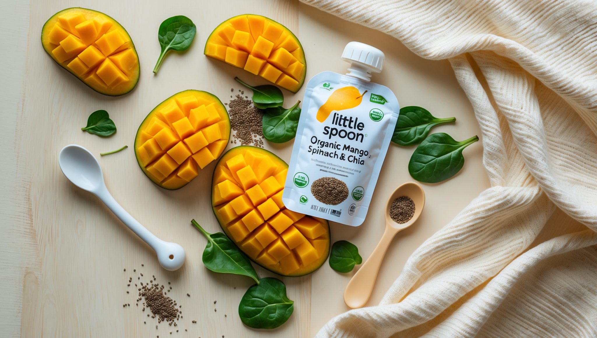 Little Spoon Organic Mango, Spinach & Chia Baby Food Blend Review (2025)