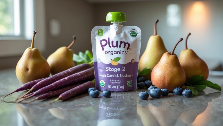 Plum Organics Pear, Purple Carrot & Blueberry Baby Food Review 2025