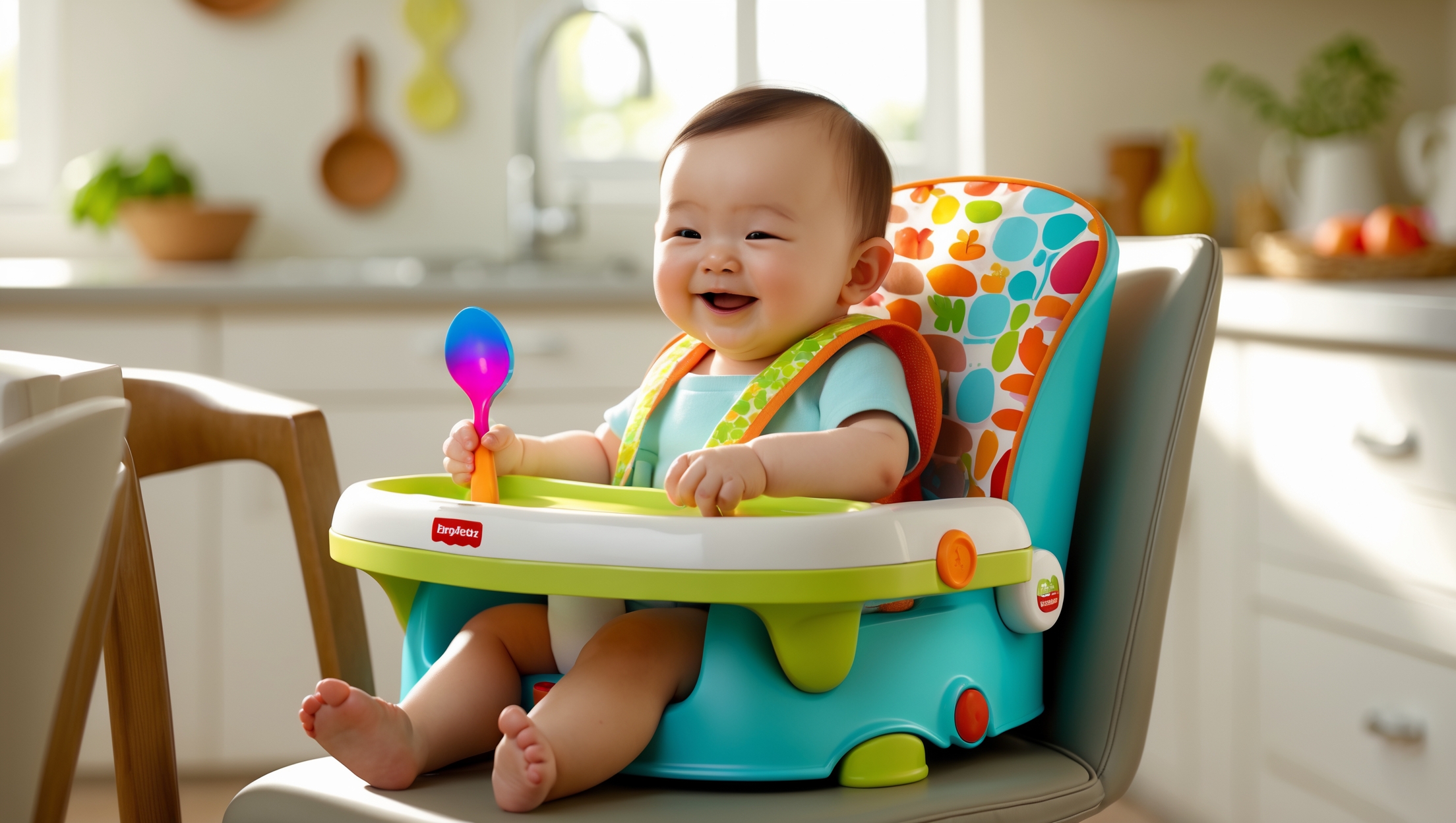 Fisher-Price Healthy Care Deluxe Booster Seat Review 2025 | Baby ...