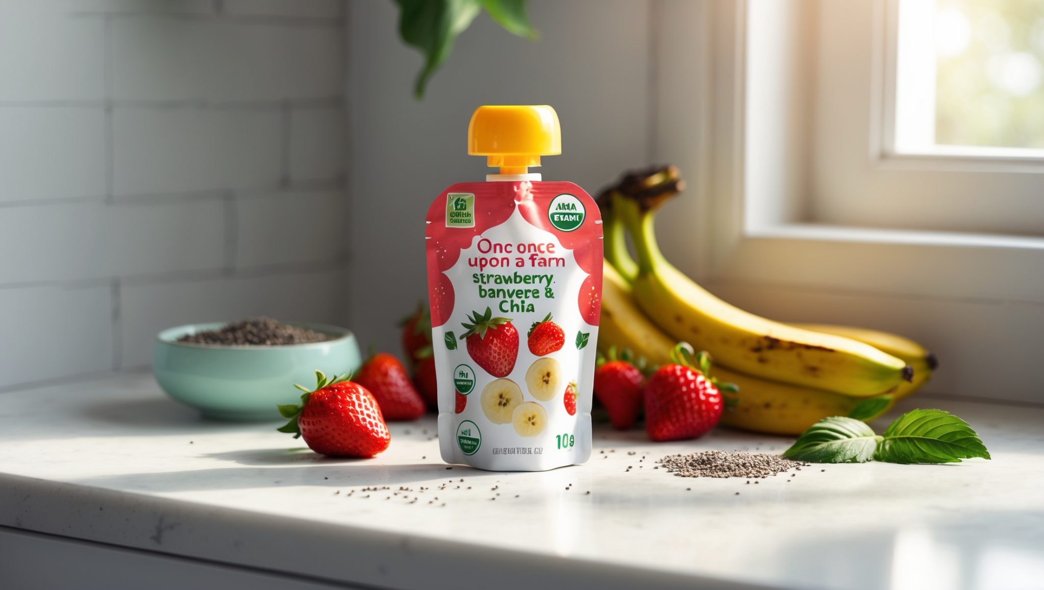 Once Upon a Farm Strawberry, Banana & Chia Baby Food Pouch Review (2026)